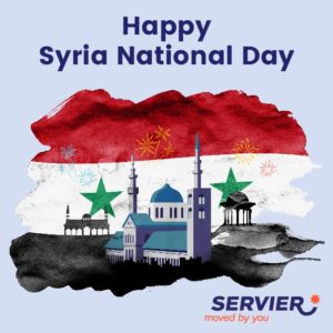 Happy National Day, Syria - Servier ME