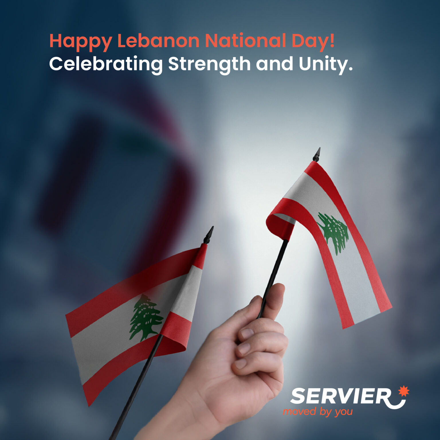 Happy Lebanon National Day - Servier ME